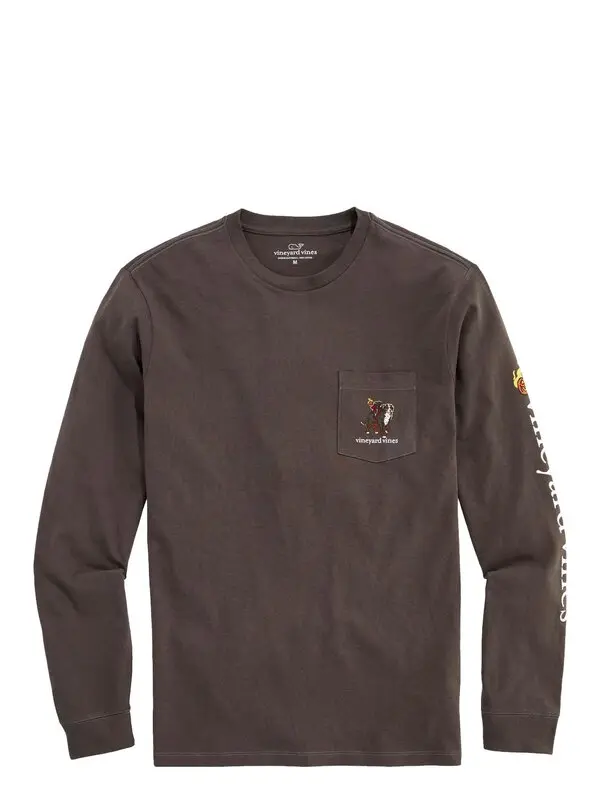 Vineyard Vines Headless Horseman Dog Graphic Long Sleeve T-shirt - Evening Sky