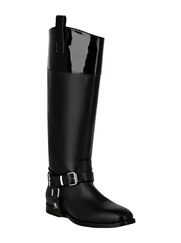 Philipp Plein Boots Flat High - Black