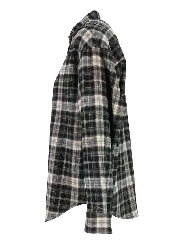 MC2 SAINT BARTH Tartan-check Flannel Shirt - Black