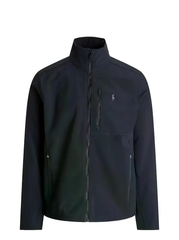 Polo Ralph Lauren Logo-embroidered Zip-up Jacket - Black
