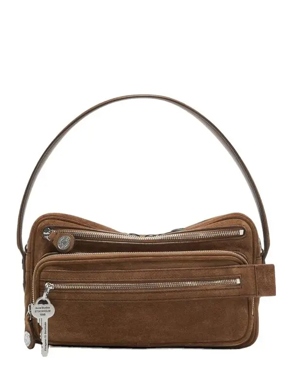 Acne Studios Camero Party Suede Bag - Brown