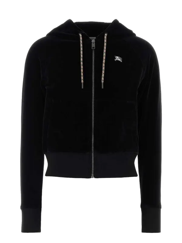 Burberry Vesper V-jewel V-neck T-shirt - Black