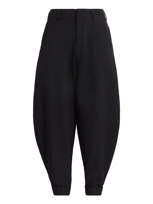 Comme Des Garçons Wool Balloon Wide-leg Trousers - Black