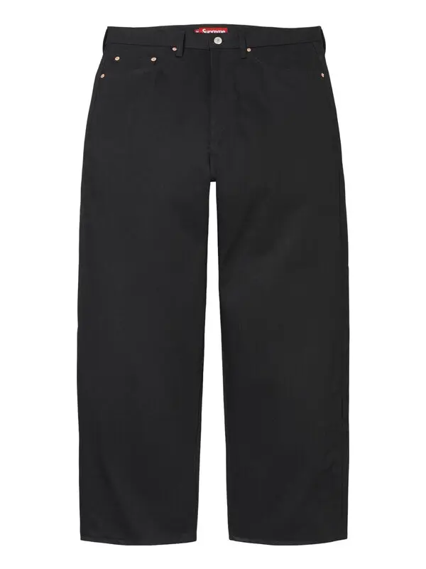 Supreme Baggy Selvedge Jean 'rigid - Black