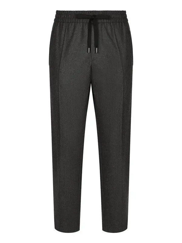 Dolce & Gabbana Wool Jogging Pants - Grey