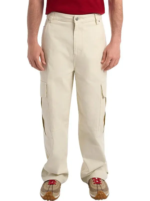 AMI Paris Cargo Baggy Trousers - Ivory