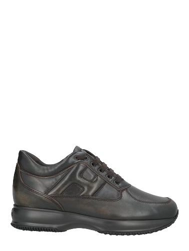 Hogan Sneakers Size Leather - Brown