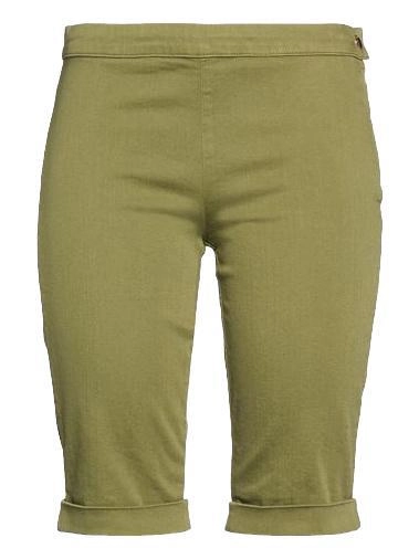Woolrich Denim Shorts Size Cotton, Elastomultiester, Elastane - Green