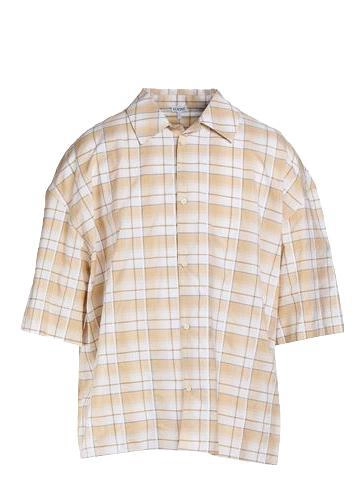 Loewe Shirt Size Cotton, Calfskin - Beige