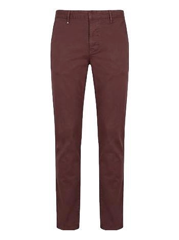 BERNA Pants Size Cotton, Elastane - Plum