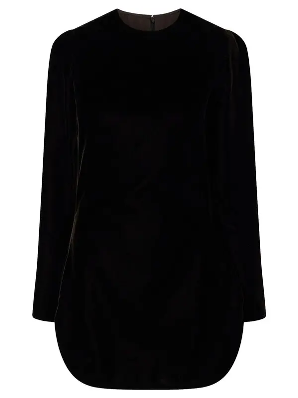 Alaïa Velvet Mini Dress - Brown