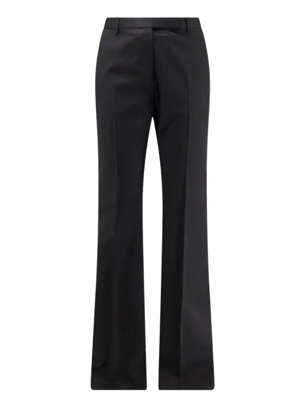 TOM FORD Mid-rise Slim-fit Flared Casual Trousers - Black