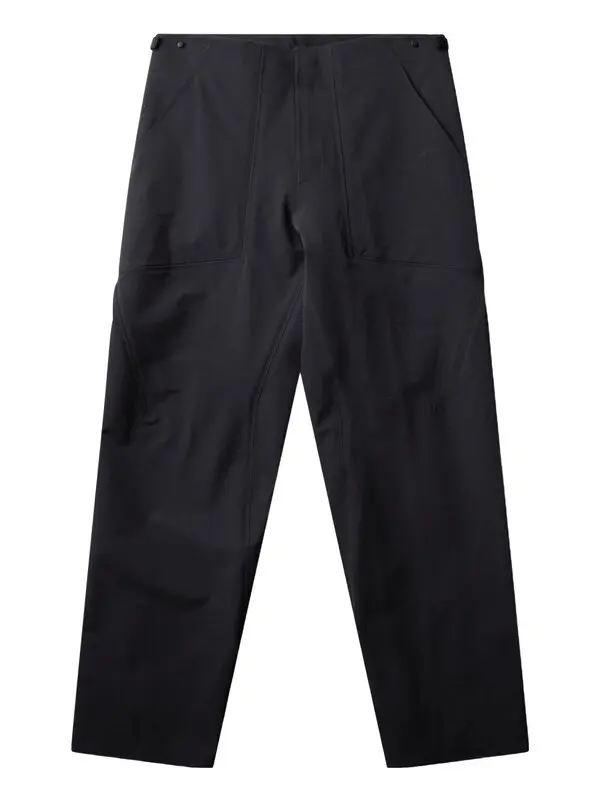 Veilance Casual Trousers With An Adjustable Waistband - Black