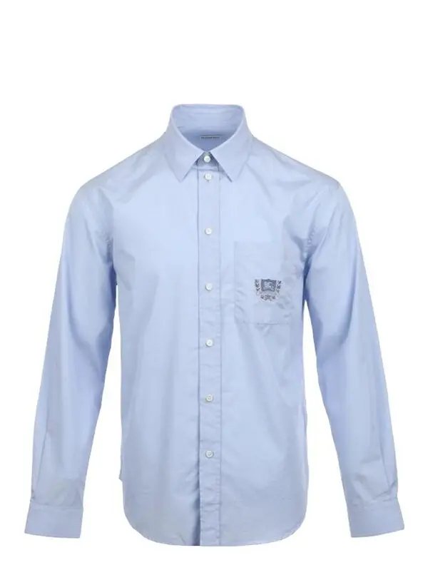Burberry Long-sleeved Shirt - Blue