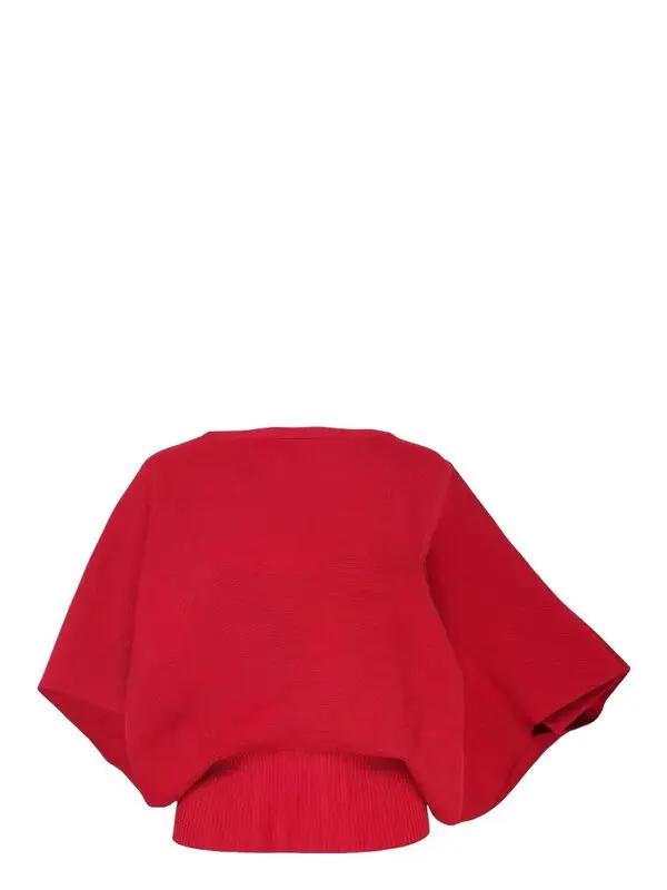 CFCL Ruffled Cape-style Top - Red