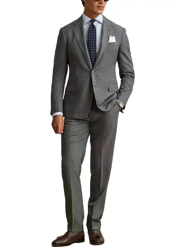 Ralph Lauren Purple Label Kent Single-breasted Suit - Grey