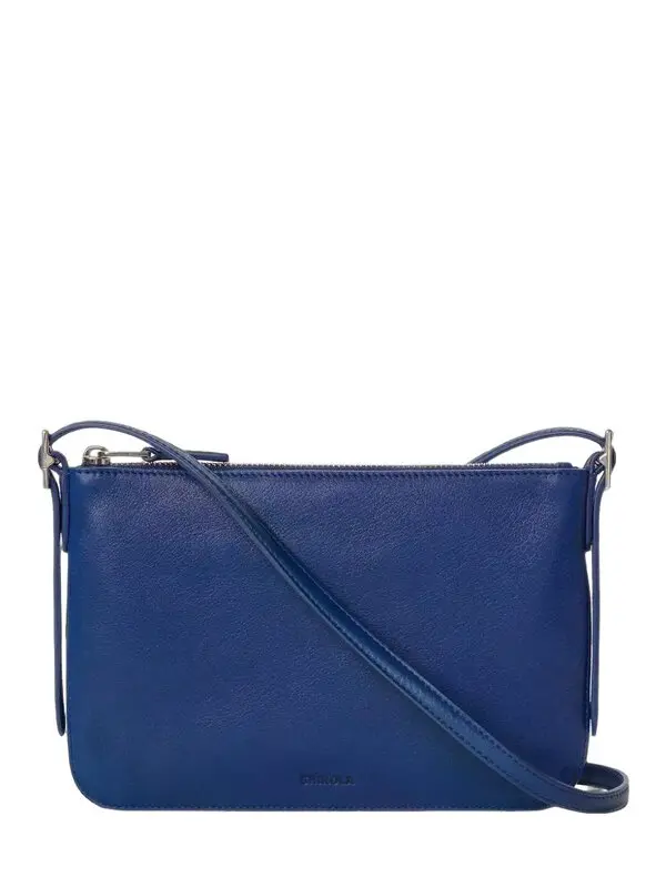 Shinola Small Bixby Accordion-style Leather Crossbody Bag - Blue