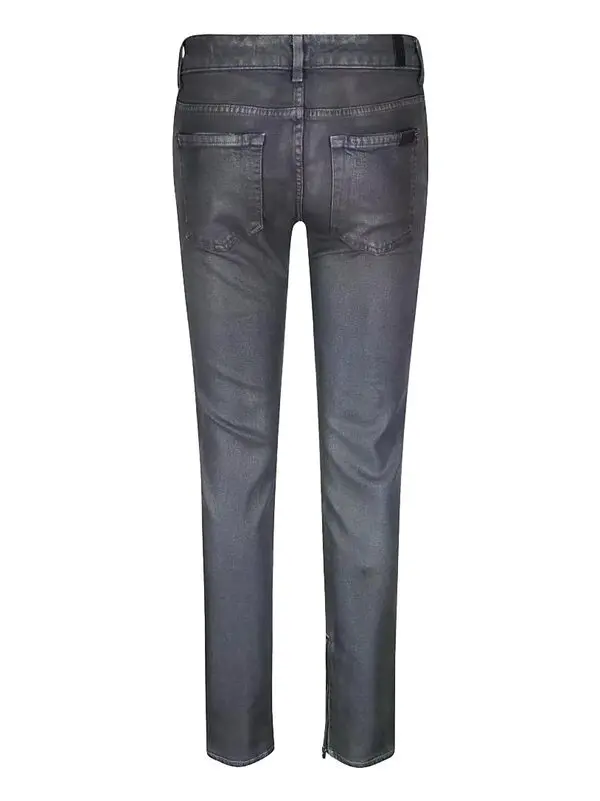 7 For All Mankind Skinny-fit Jeans - Grey