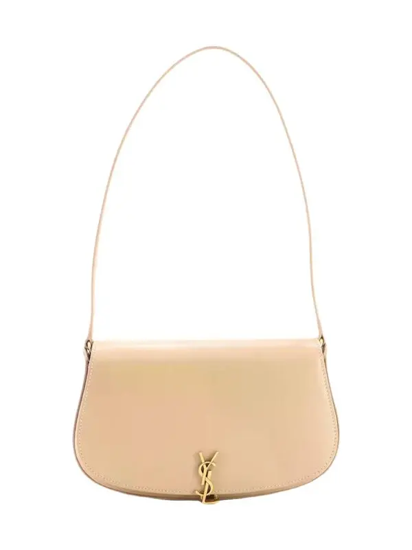Saint Laurent Voltaire Leather Mini Shoulder Bag - Neutrals