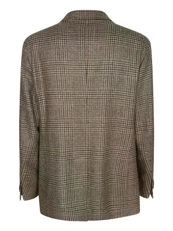 Tagliatore Prince-of-wales Check Blazer - Brown