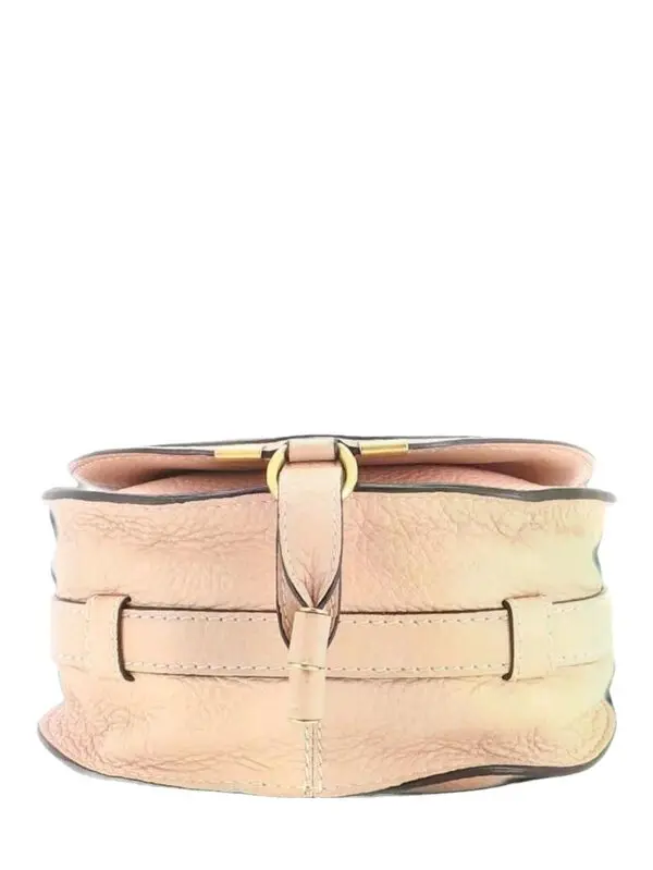 Chloé Marcie Leather Small Crossbody Bag - Pink