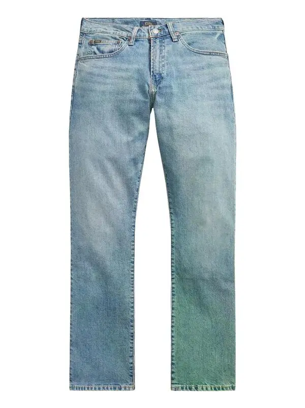 Polo Ralph Lauren Faded-effect Straight-leg Jeans - Blue