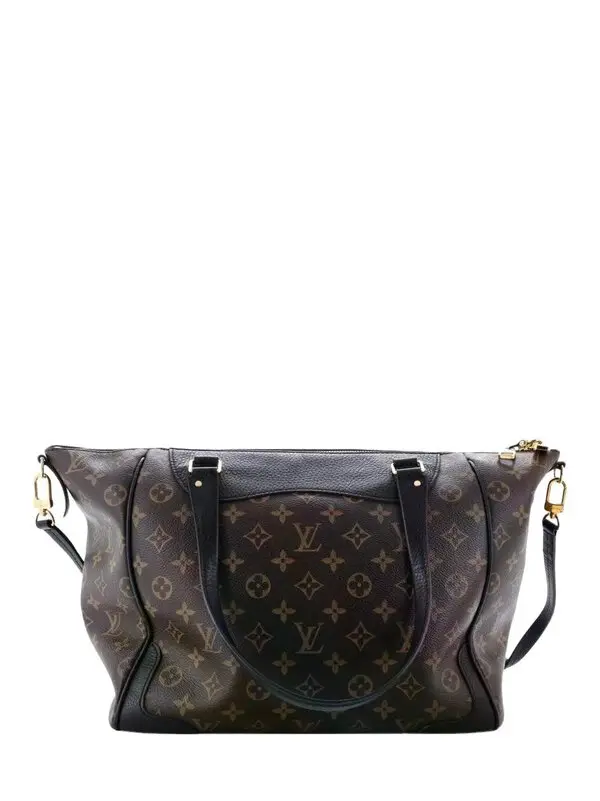 LOUIS VUITTON Estrela Nm Handbag Monogram Canvas With Leather Tote Bag - Black