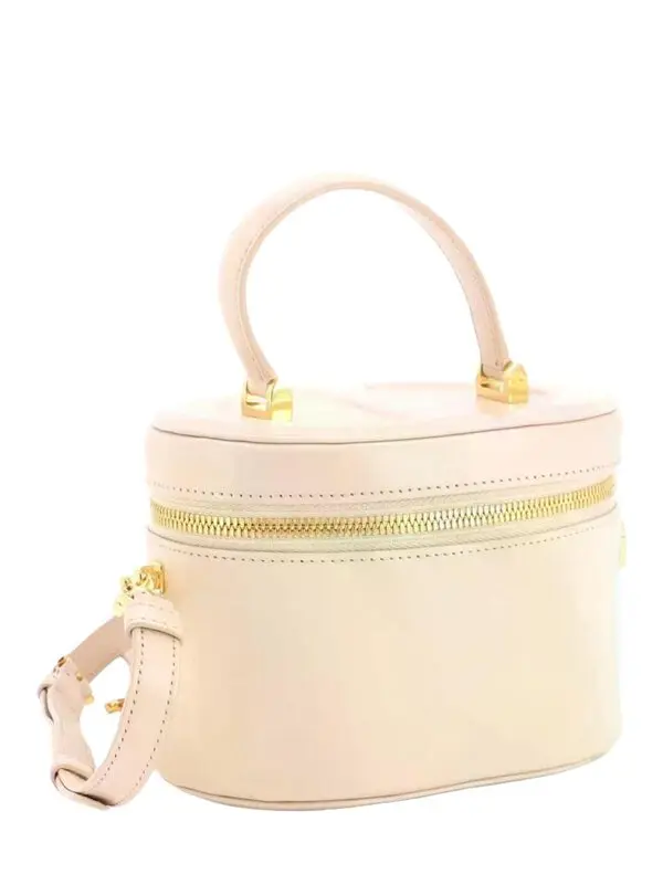 Dior Cd Signature Vanity Case Leather Small Satchel - Neutrals