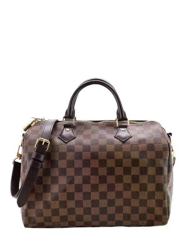 LOUIS VUITTON Speedy Bandouliere Bag Damier 30 Shoulder Bag - Brown