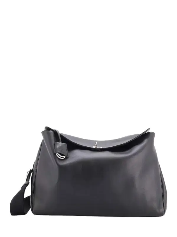 Balenciaga Rodeo Shoulder Bag Leather Large Satchel - Black