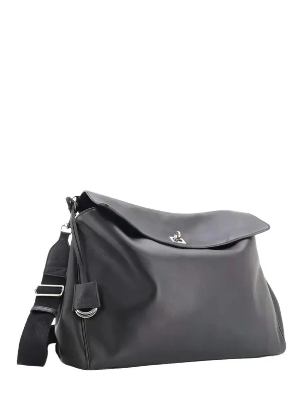 Balenciaga Rodeo Shoulder Bag Leather Large Satchel - Black