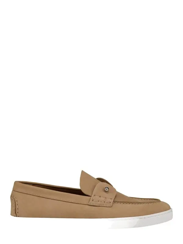 CHRISTIAN LOUBOUTIN Flat Loafers - Beige