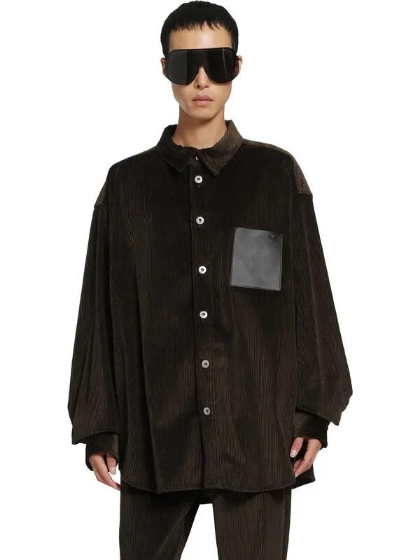 Loewe Cotton Corduroy Shirt - Brown