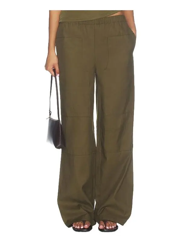SOVERE / Remy Pant In Green - Deep Khaki