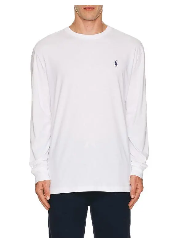 Polo Ralph Lauren Classic Long Sleeve Tee - White
