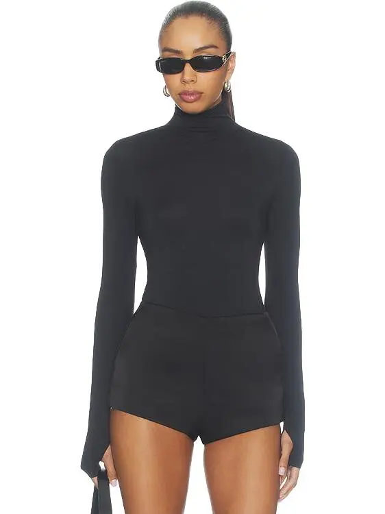 NAKEDVICE Tulsa Turtleneck Top - Black