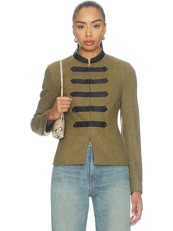 Rag & Bone Mercer Regalia Blazer In Green - Army