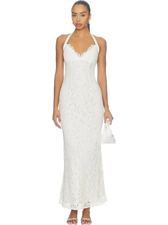 Majorelle Colette Maxi Dress - White
