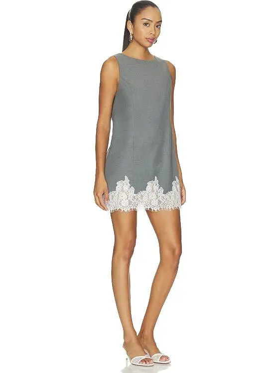 Line & Dot Wilfred Mini Dress - Grey