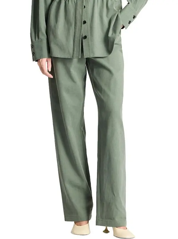 SAINT ART Kase Straight Pants - Deep Forest