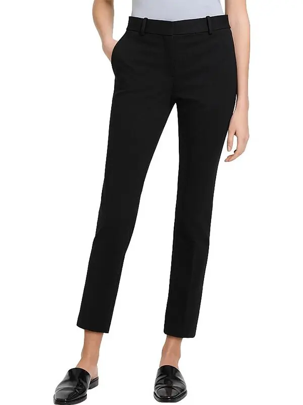 Theory Treeca Cropped Pants - Black