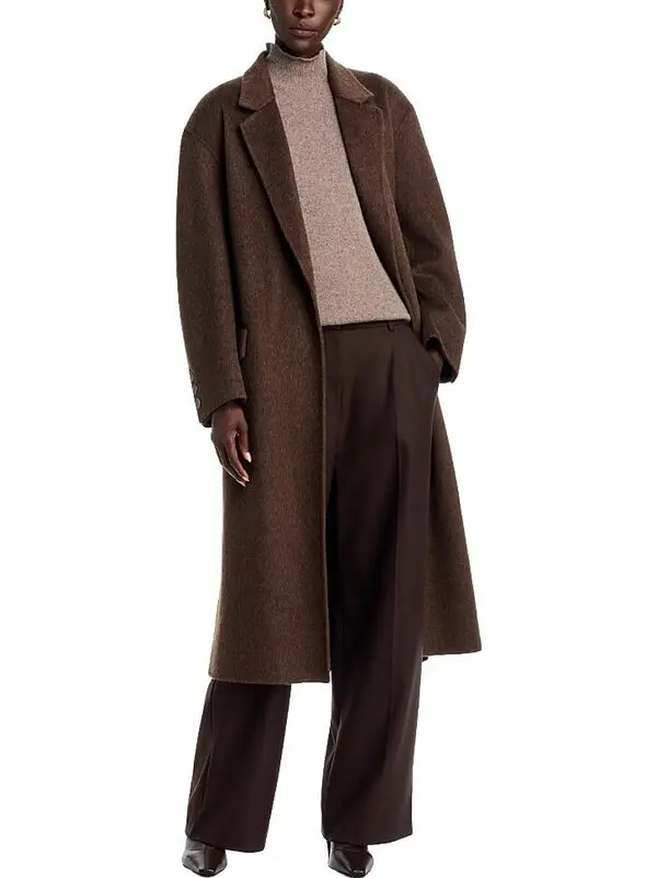 Kobi Halperin Danielle Wool Blend Belted Coat - Mocha