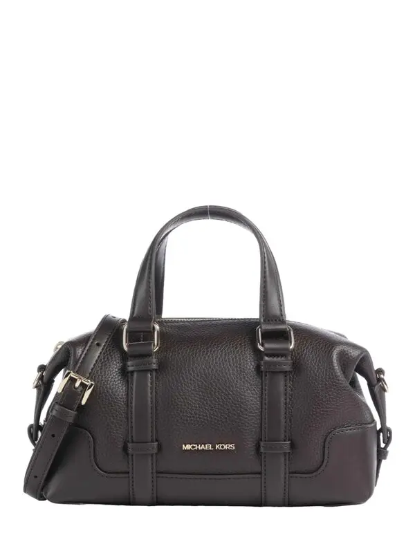Michael Kors Grained-effect Shoulder Bag - Chocolate
