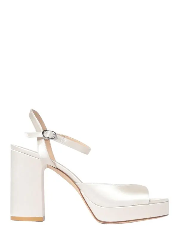 STUART WEITZMAN Platform High-heeled Sandals - White