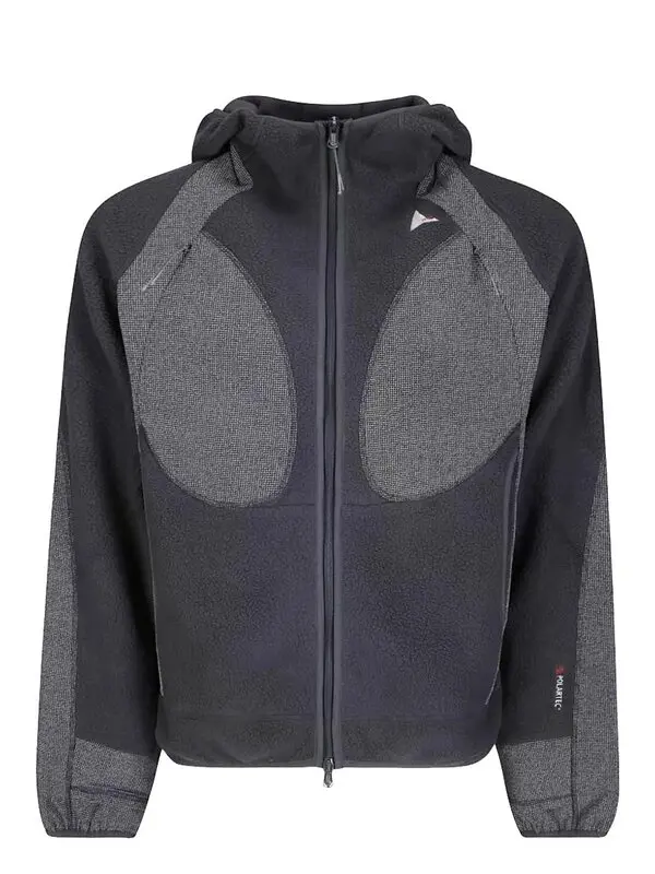 ROA Colour-block Panelled Jacket - Black