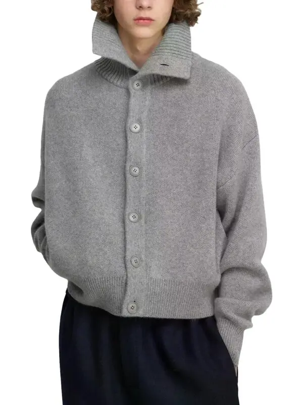 Extreme Cashmere Clement Button-up Cardigan - Grey