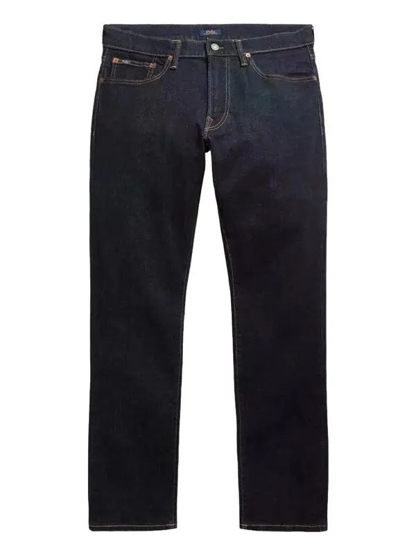 Polo Ralph Lauren Logo-embroidered Slim-fit Jeans - Blue