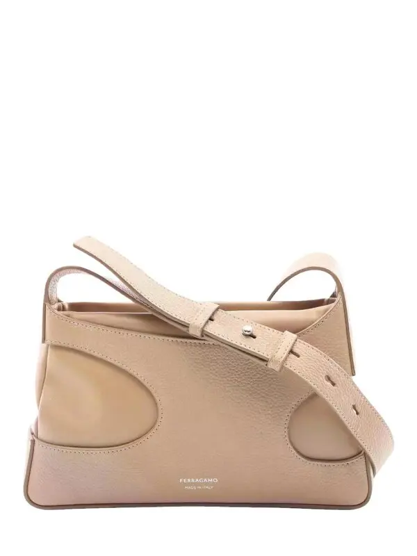 FERRAGAMO 2010s Leather Shoulder Bag - Neutrals