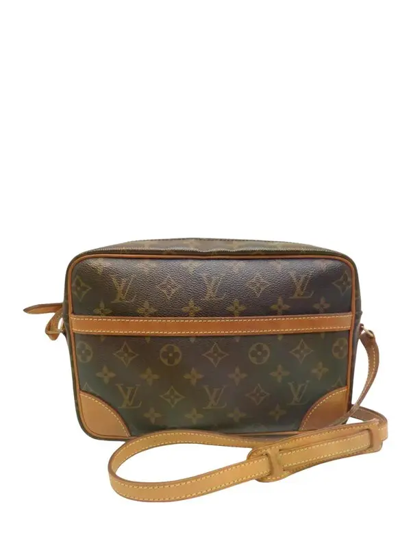 LOUIS VUITTON 2005 Monogram Trocadero 27 Crossbody Bag - Brown