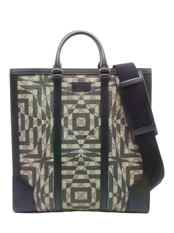 Gucci 2010s Gg Kaleido Tote Bag - Neutrals